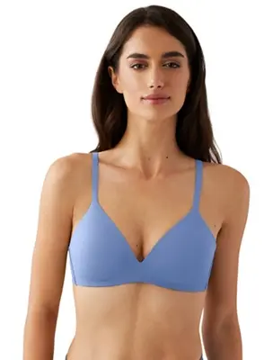Wacoal How Perfect Wire Free T-shirt Bra - Blue Hydrangea