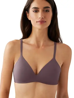 Wacoal How Perfect Wire Free T-shirt Bra - Huckleberry