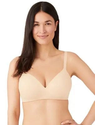 Wacoal How Perfect Wire Free T-shirt Bra - Sand