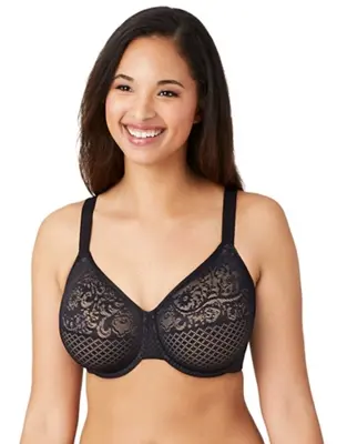 Wacoal Visual Effects Minimizer Bra - Black