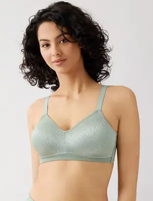 Wacoal Back Appeal Wire Free Bra - Iceberg Green