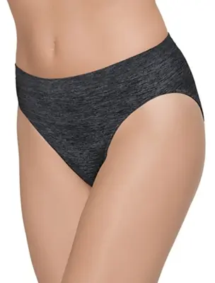Wacoal B-smooth Seamless Hi-cut - Charcoal Heather