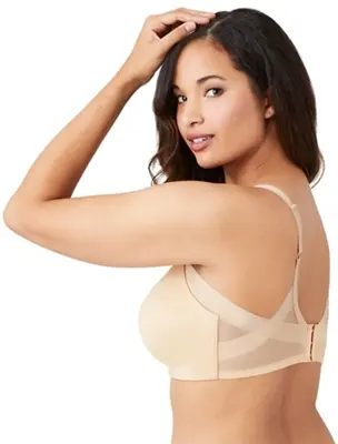 Wacoal Ultimate Side Smoother Wire Free T-shirt Bra - Sand
