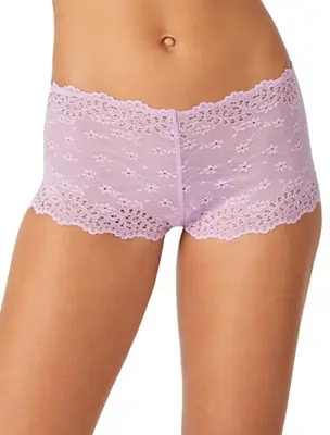 Wacoal Inspired Eyelet Boyshort - Lavender Herb
