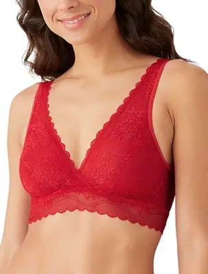 Wacoal No Strings Attached Bralette - Crimson Red