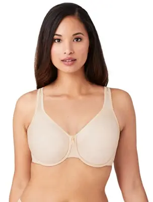 Wacoal Basic Beauty Full Figure Seamless Underwire Bra - Sand