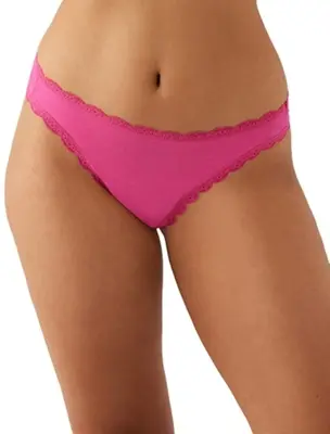 Wacoal Inspired Eyelet Thong - Raspberry Sorbet