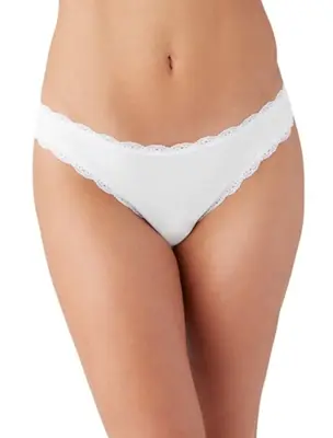 Wacoal Inspired Eyelet Thong - White