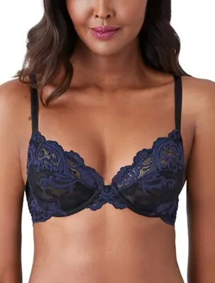 Wacoal Instant Icon Underwire Bra - Black Eclipse
