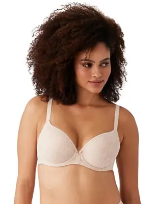 Wacoal Lace Finesse T-shirt Bra - Sand