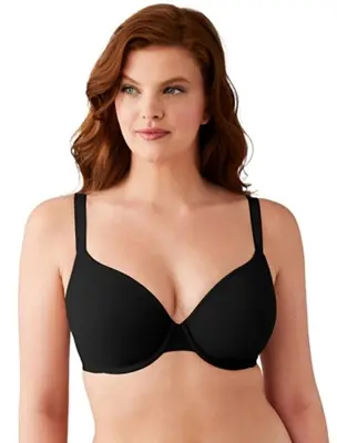 Wacoal Shape Revelation Shallow Top Underwire T-shirt Bra - Black