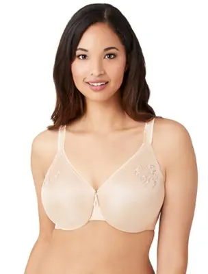 Wacoal Slimline Seamless Underwire Minimizer Bra - Sand