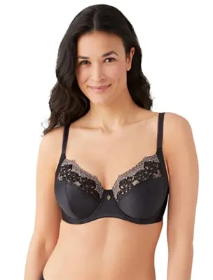 Wacoal Side Note Underwire Bra - Black