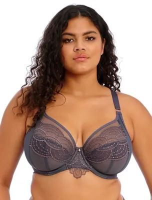 Wacoal Elomi Priya Plunge Underwire Bra - Storm