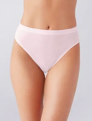 Wacoal Understated Cotton Hi-cut - Cradle Pink