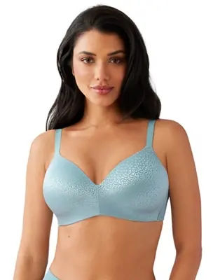 Wacoal Back Appeal Wire Free T-shirt Bra - Stone Blue