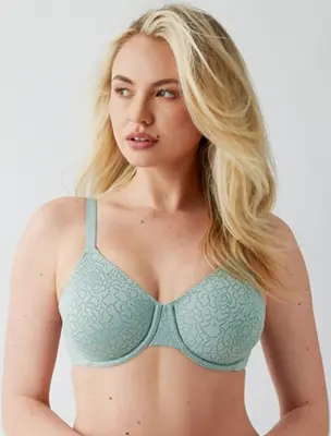 Wacoal Inside Job Underwire Bra - Iceberg Green