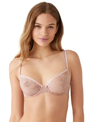Wacoal Shadow Scene Underwire Bra - Blush Pink