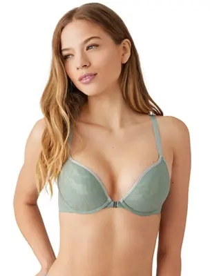 Wacoal Scene Front Close Push Up Bra - Shadow