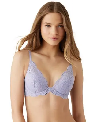 Wacoal Ciao Bella Plunge Contour Bra - Aleutian