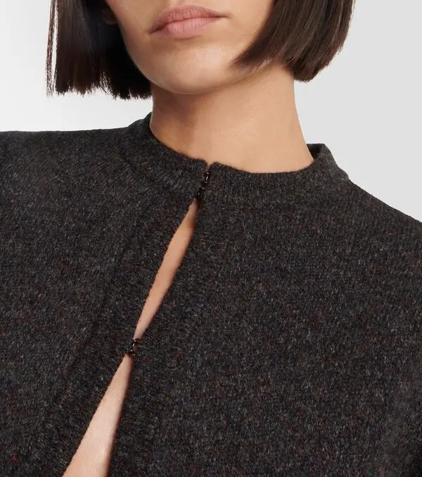 Alaïa Wool-blend Shrug