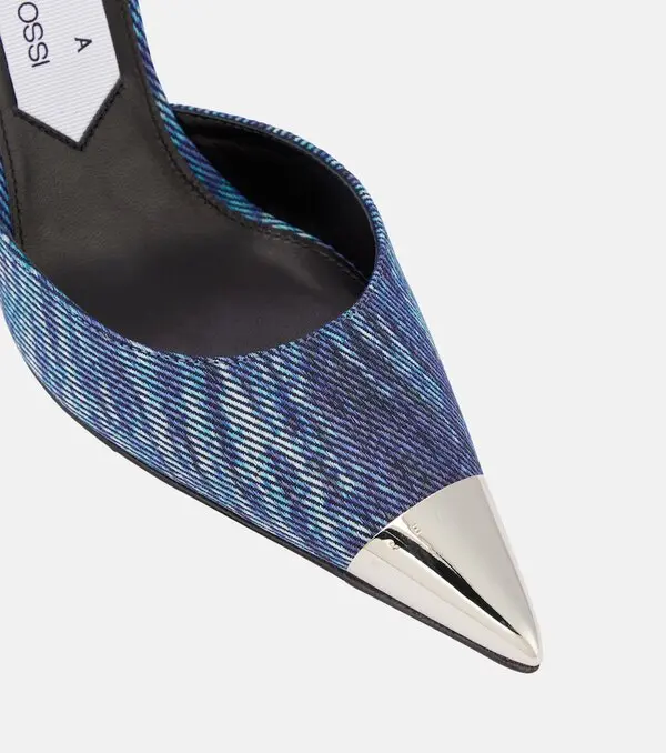 AREA X Sergio Rossi Denim Pumps