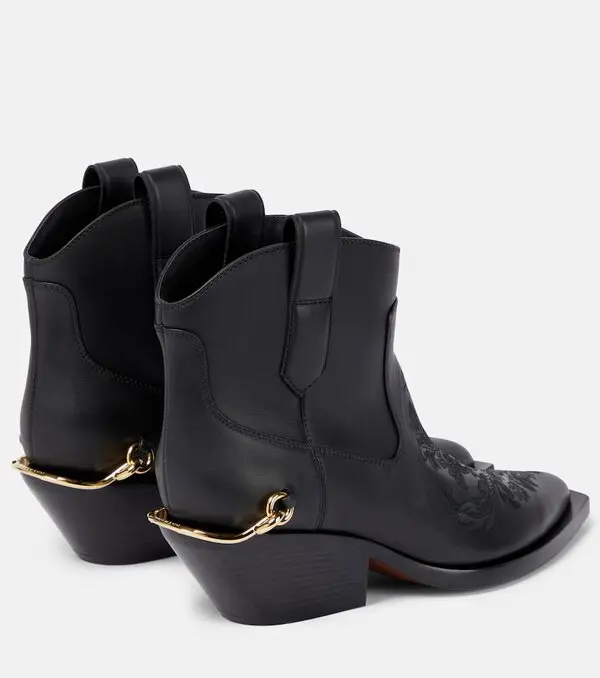 Zimmermann Duncan Leather Ankle Boots