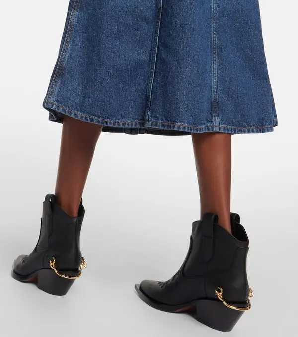 Zimmermann Duncan Leather Ankle Boots