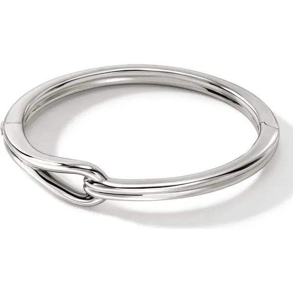 John Hardy Surf Hinged Bangle - Silver