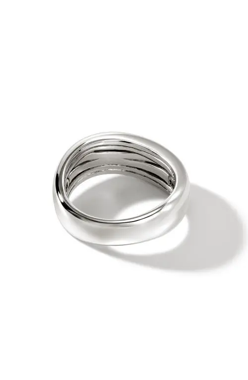 John Hardy Surf Band Ring - Silver