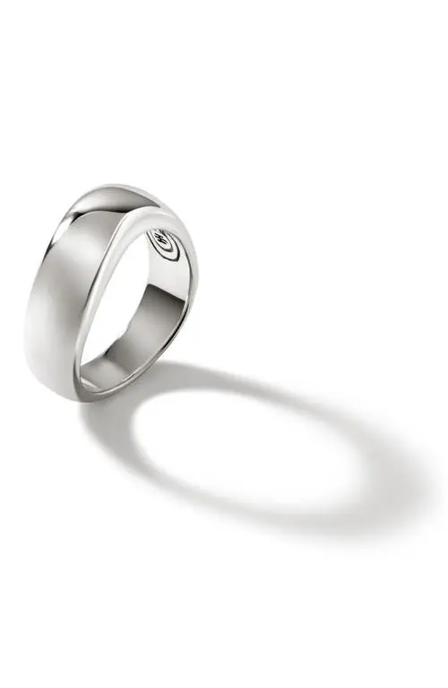 John Hardy Surf Band Ring - Silver