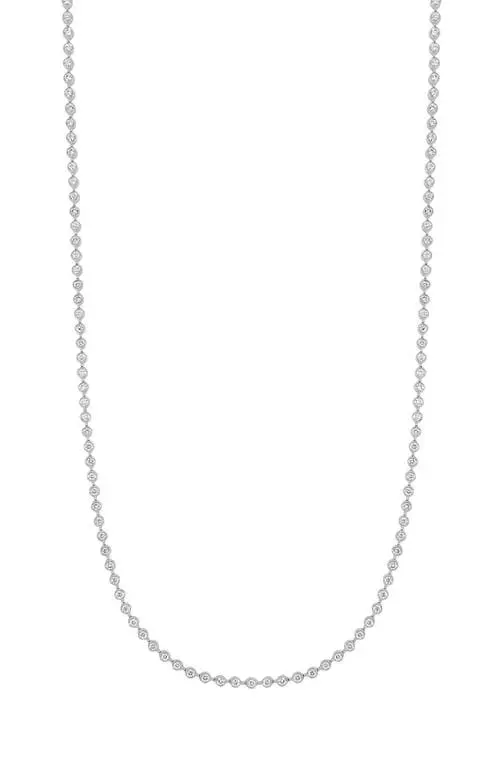 Bony Levy Monaco Diamond Tennis Necklace - White