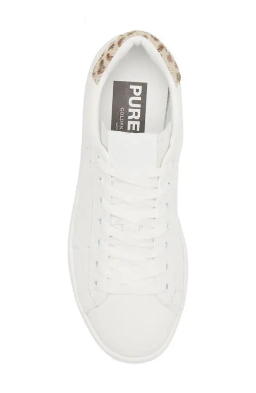 GOLDEN GOOSE Purestar Leather Sneakers - White/leopard