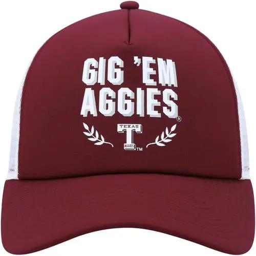 Adidas Texas A&m Aggies Phrase Foam Front Trucker Adjustable Hat