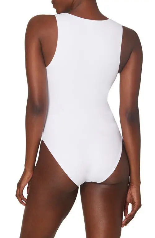 ANDIE Malibu Long Torso One-piece Swimsuit - White