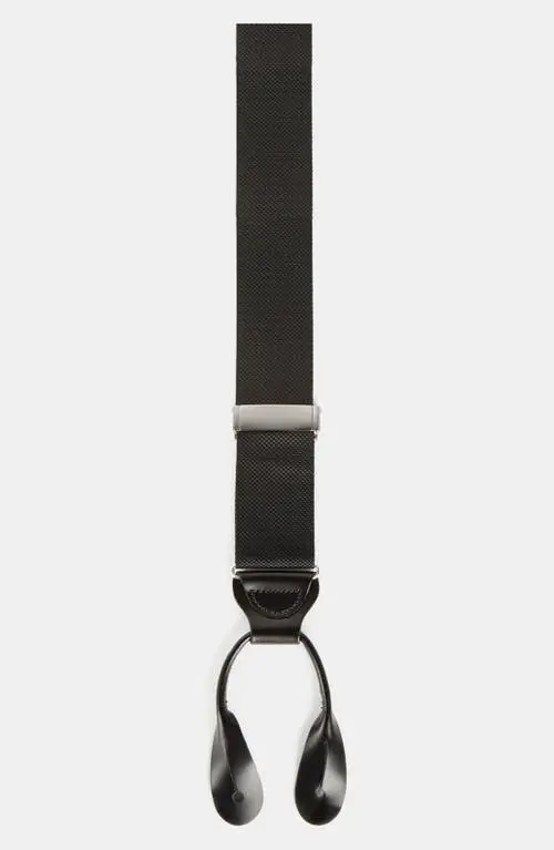 Trafalgar Solid Suspenders - Black