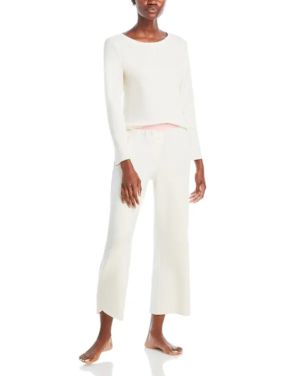 COZYLAND Ellie Cotton Pajama Set - Rose Water