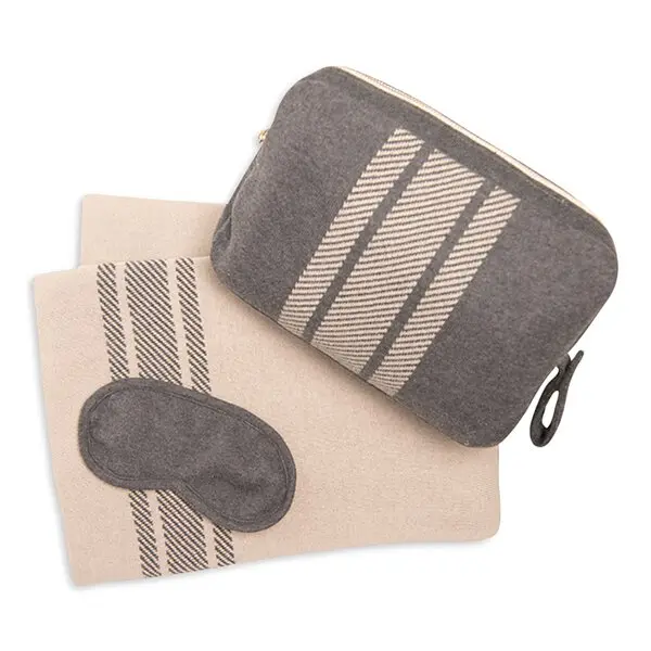 PINK LEMONADE Stripes Travel Set - Grey