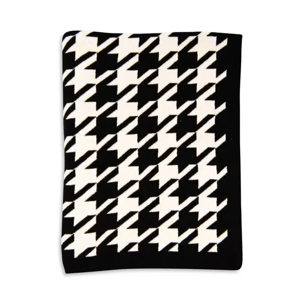 PINK LEMONADE Houndstooth Throw