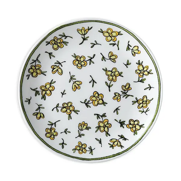 Twig New York H. Daisy Chain 8 Salad Dessert Plate - Multi