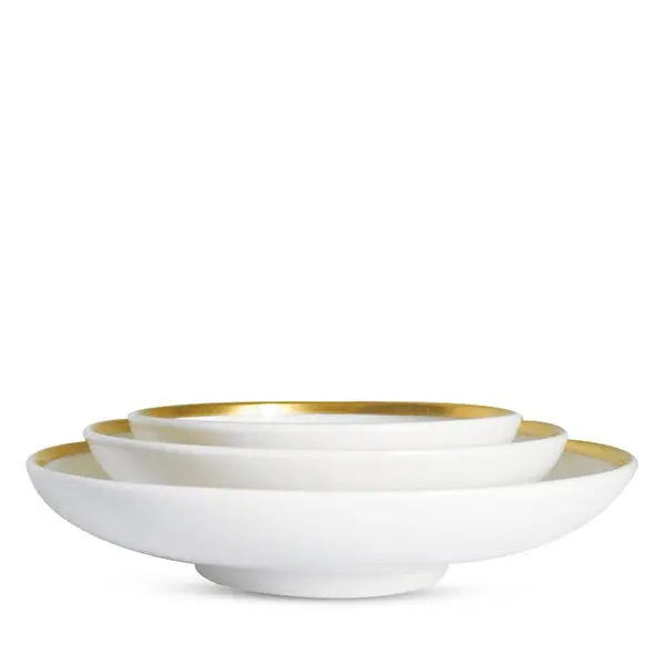 Twig New York Golden Edge Assorted Canape Dishes, Set Of 3