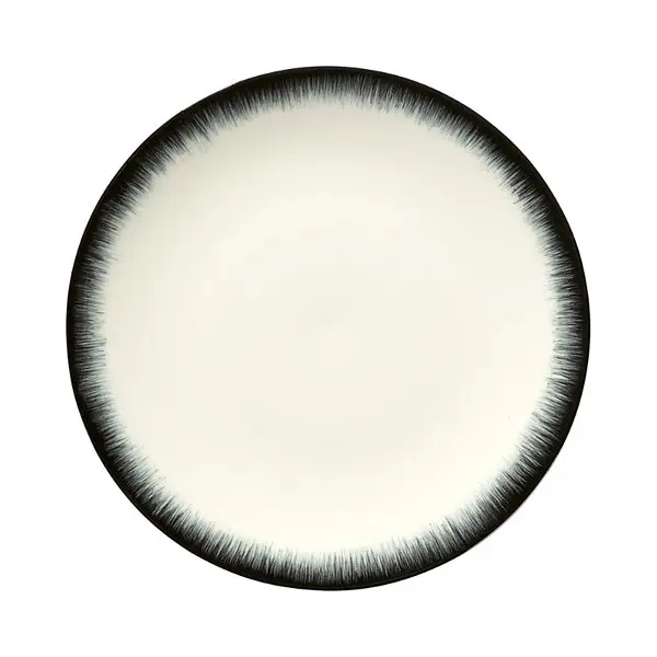 SERAX De Plate Var 3 - White/black