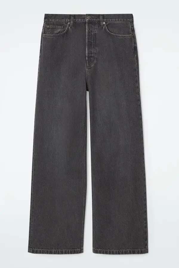 Cos Volume Wide-leg Jeans - Black