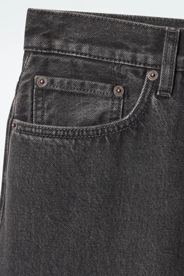 Cos Volume Wide-leg Jeans - Black