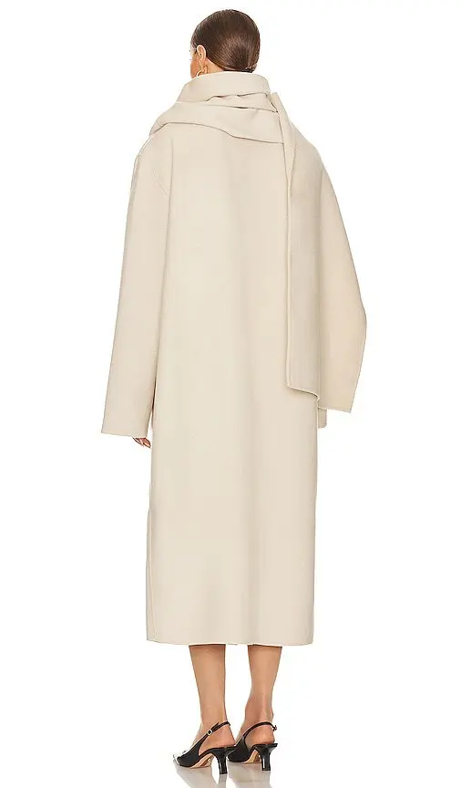 HELSA Oversized Coat With Detachable Scarf