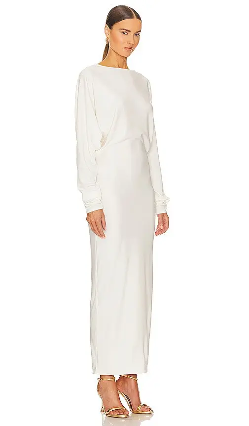 HELSA Matte Jersey Open Back Dress