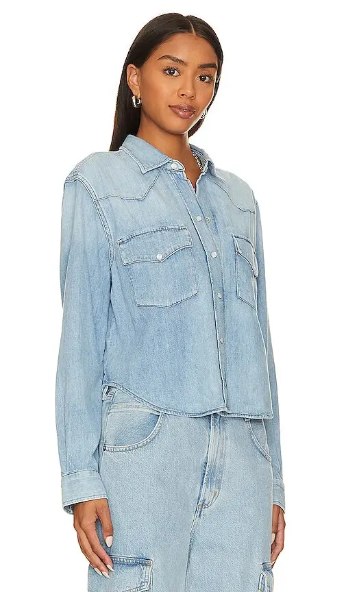Citizens Of Humanity Cropped Western Shirt