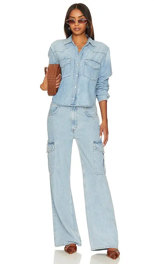 Citizens Of Humanity Cropped Western Shirt
