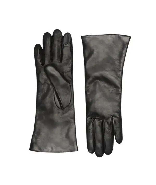 Theory Tech Leather Gloves - Black