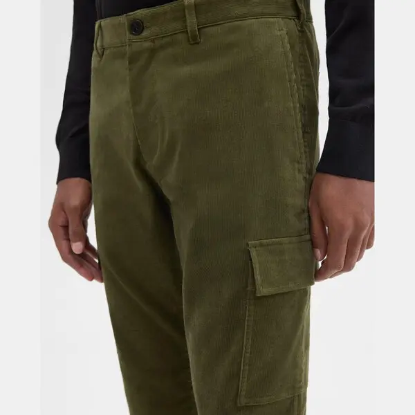 Theory Classic-fit Cargo Pant In Stretch Corduroy